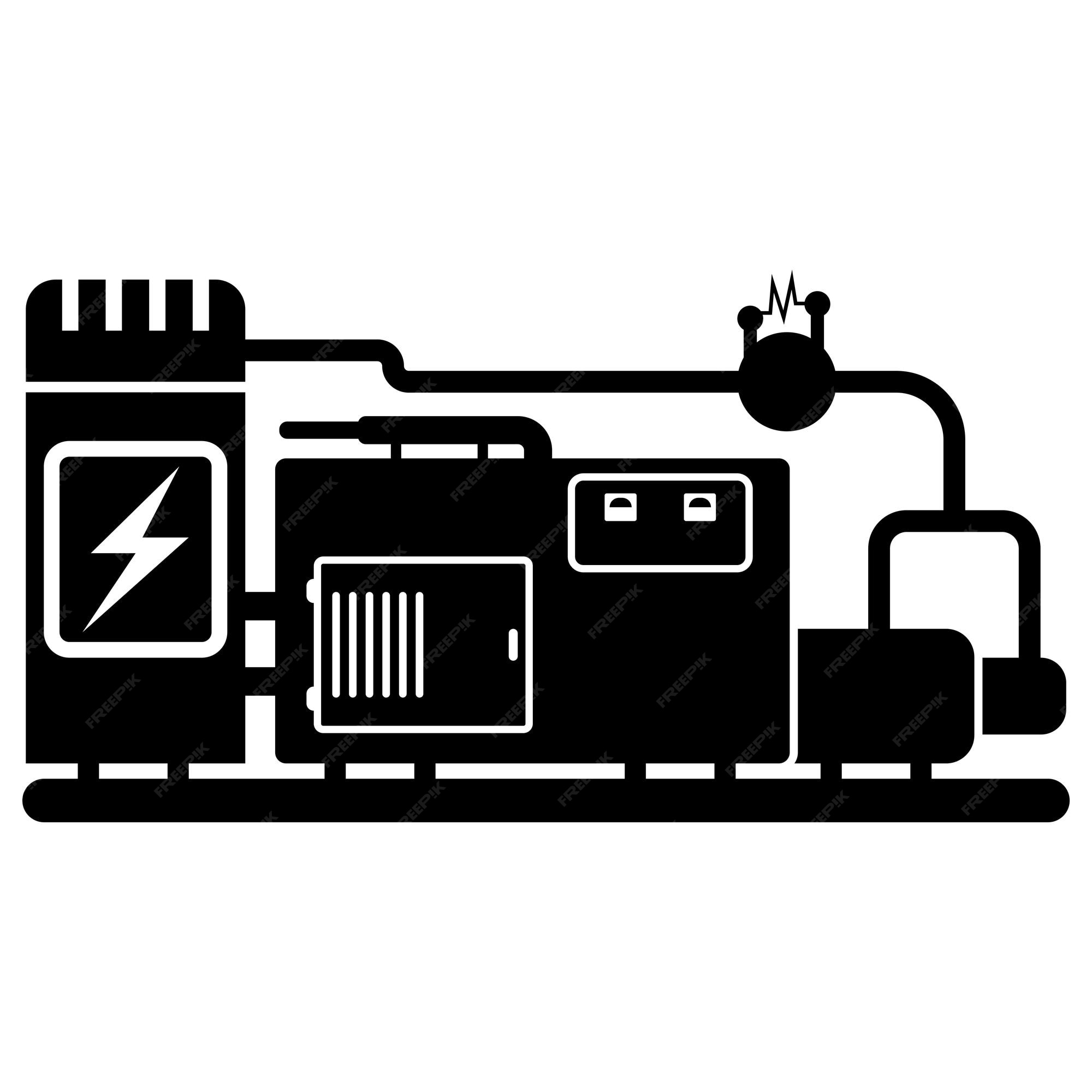 Premium Vector | Diesel generator logo icon symbolillustration design ... Premium Vector | Diesel generator logo icon symbolillustration design ...