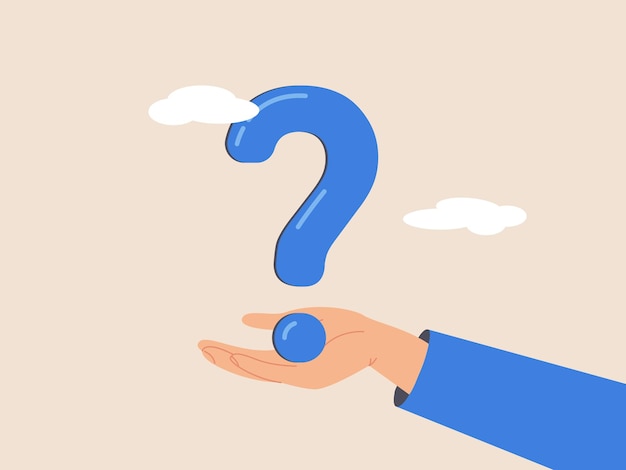 Premium Vector | Difficult question concept Big question mark or big ... Premium Vector | Difficult question concept Big question mark or big ...