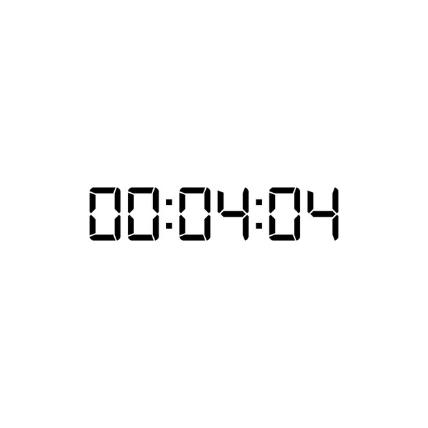 Premium Vector | Digital clock number set Electronic figures Vector ... Premium Vector | Digital clock number set Electronic figures Vector ...