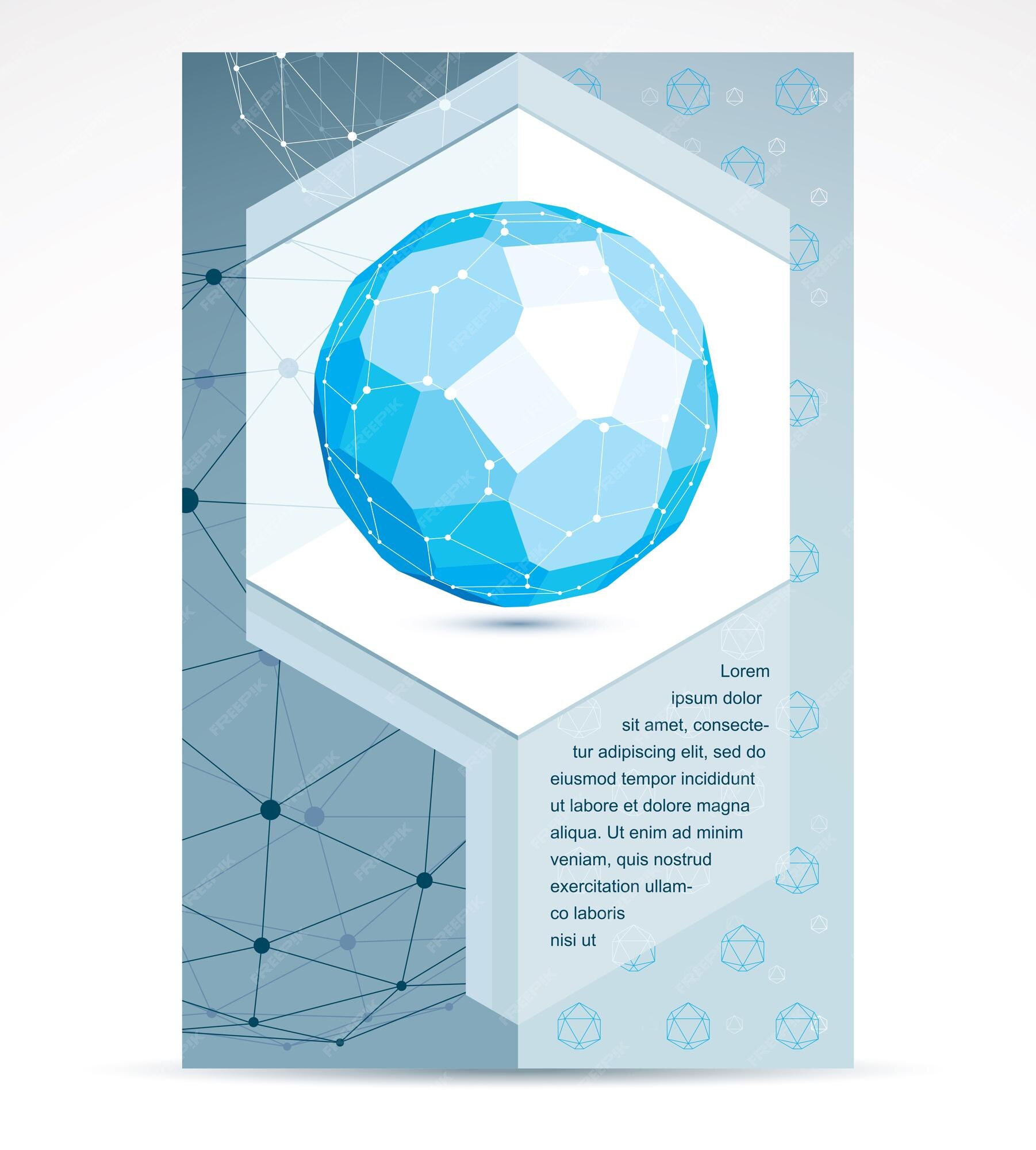 Premium Vector | Digital innovations business promotion idea, brochure ... Premium Vector | Digital innovations business promotion idea, brochure ...