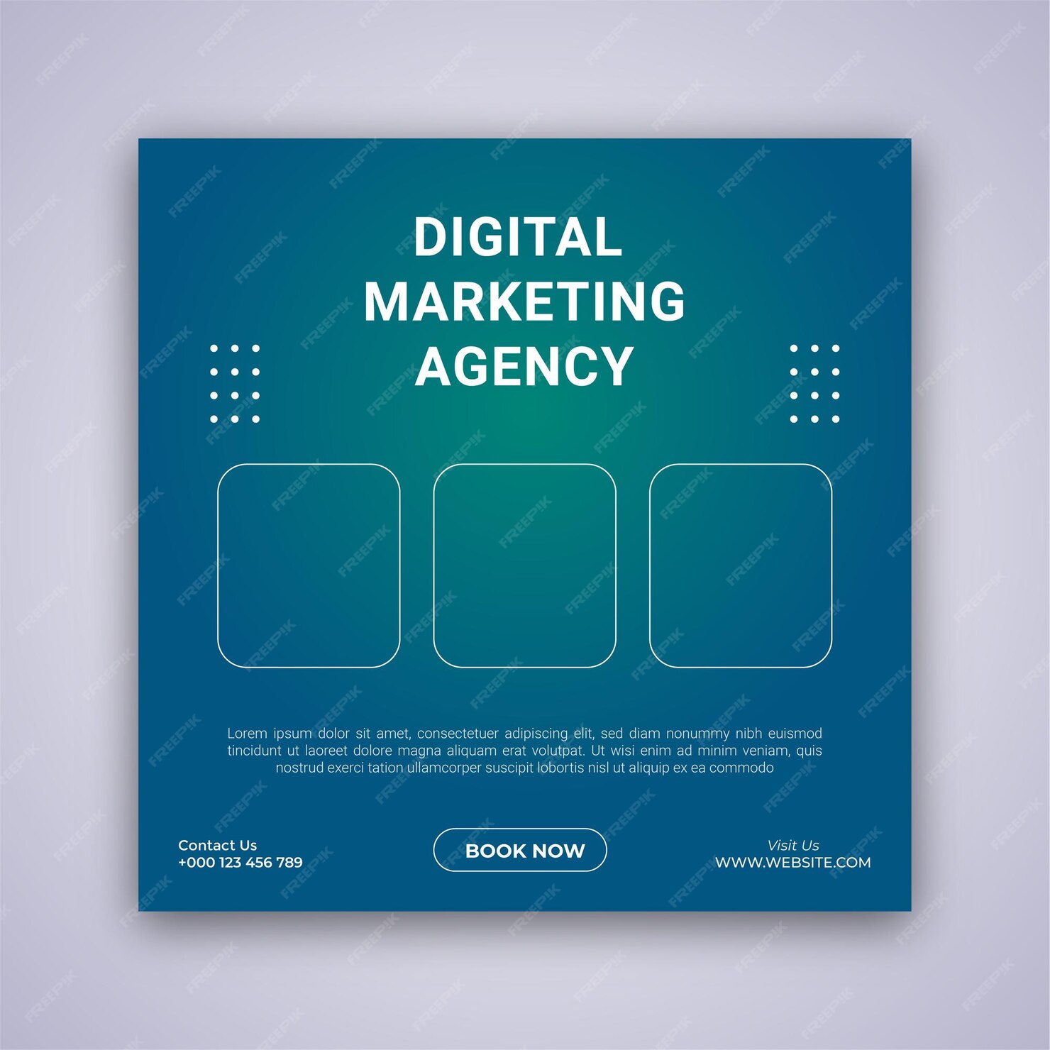 Premium Vector Digital Marketing Agency Social Media Post Template