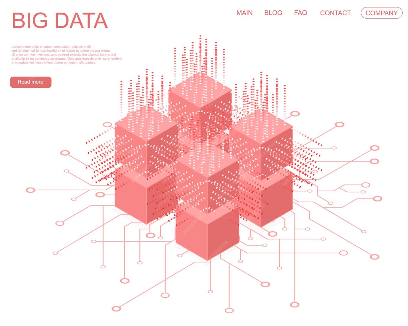 Premium Vector | Digital technology artificial intelligence web banner ...