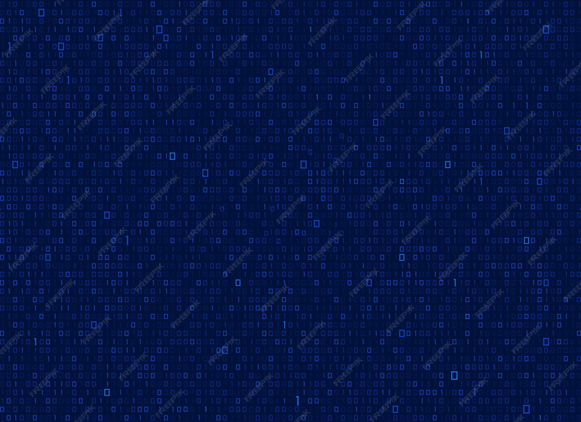 Premium Vector | Digital technology background binary code program ...