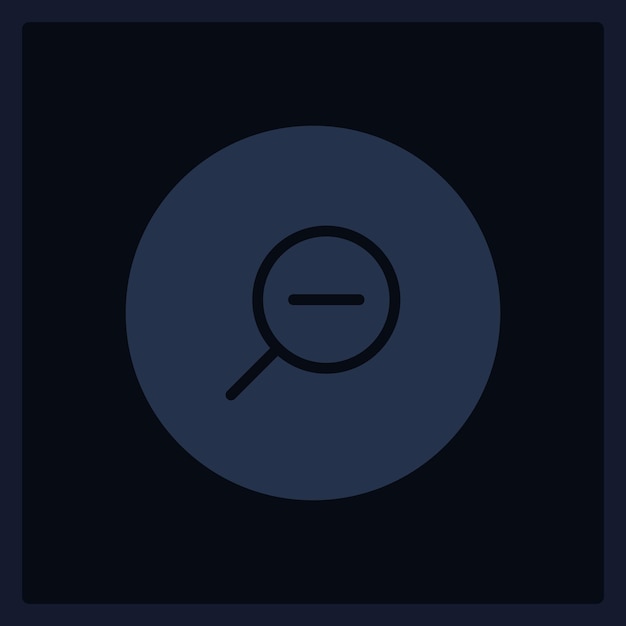 Premium Vector | Disabled zoom out button UI element template Premium Vector | Disabled zoom out button UI element template