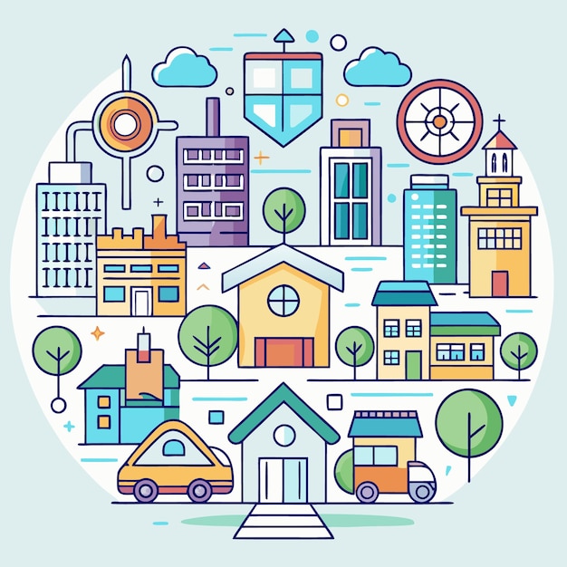 Discover the Charm of City Life with Stunning Illustrations | Premium ... Discover the Charm of City Life with Stunning Illustrations | Premium ...