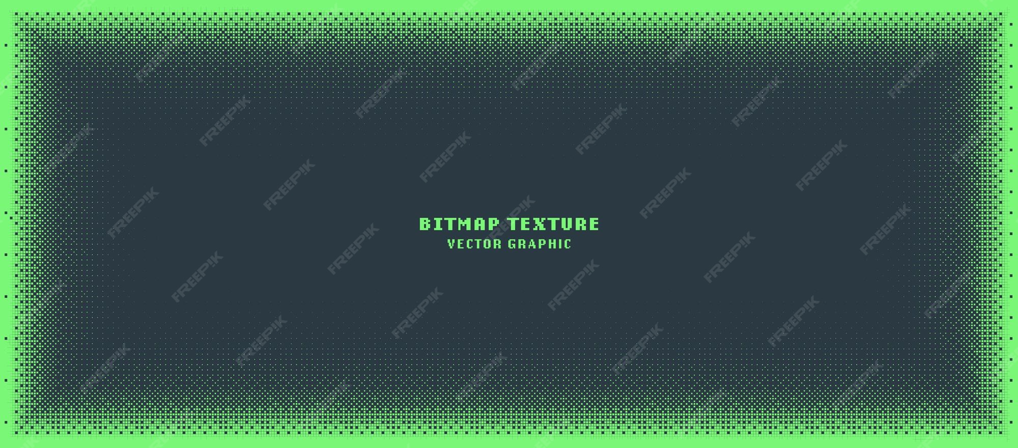 Premium Vector Dither Pattern Bitmap Texture Vector Frame Halftone Gradient Abstraction 8 Bit