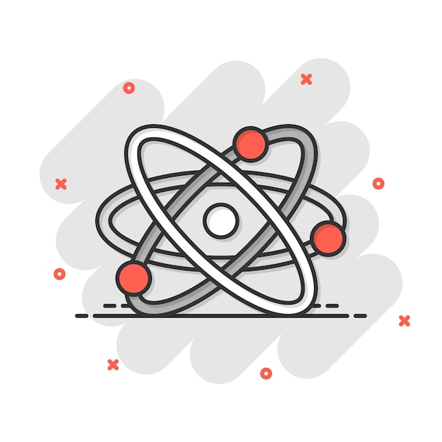 Premium Vector | Dna molecule icon in comic style atom cartoon vector ... Premium Vector | Dna molecule icon in comic style atom cartoon vector ...