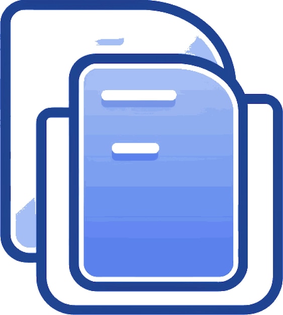 Document Overlapping Icon File Management And Document Work Image Premium Ai Generated Vector