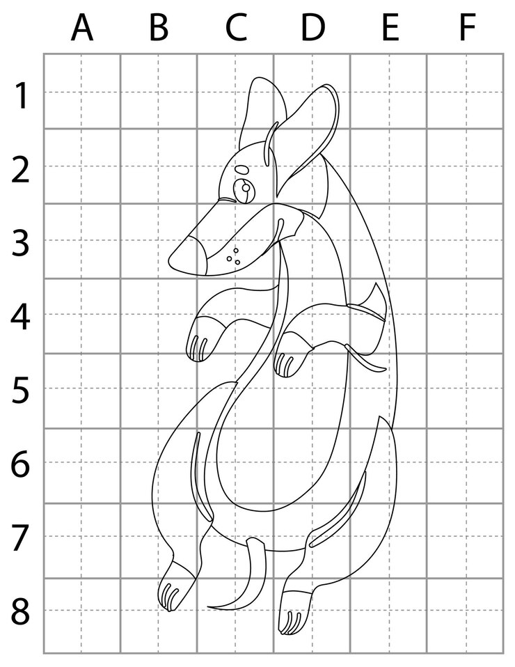 Premium Vector | Dog drawing page, how to draw dogs, learn to draw dogs ... Premium Vector | Dog drawing page, how to draw dogs, learn to draw dogs ...