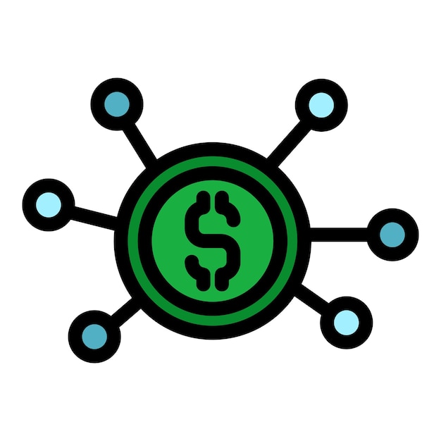 Premium Vector | Dollar monetization icon outline dollar monetization ... Premium Vector | Dollar monetization icon outline dollar monetization ...
