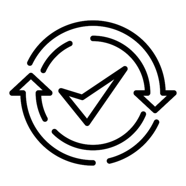 Premium Vector | Done backup icon outline done backup vector icon for ... Premium Vector | Done backup icon outline done backup vector icon for ...