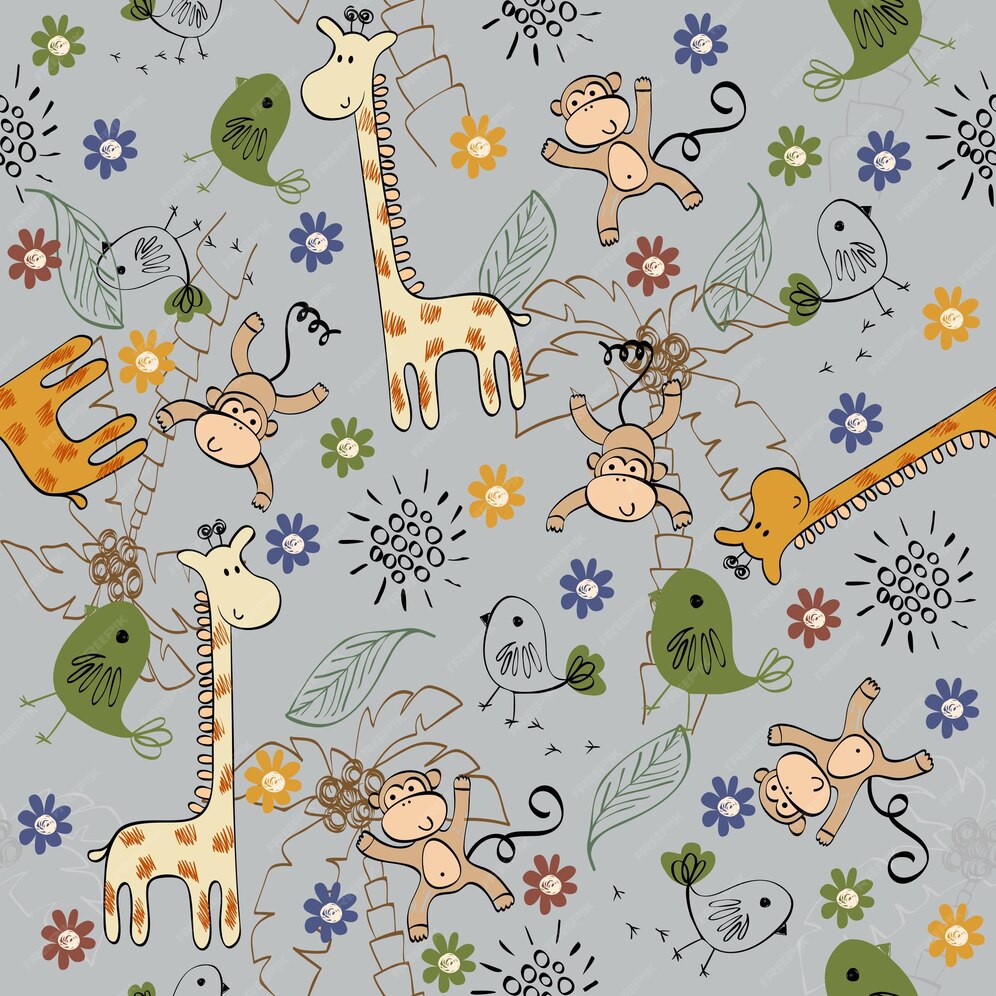 Premium Vector | Doodle seamless pattern Premium Vector | Doodle seamless pattern