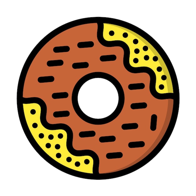Premium Vector | Doughnut Vector Icon Design Illustration Premium Vector | Doughnut Vector Icon Design Illustration