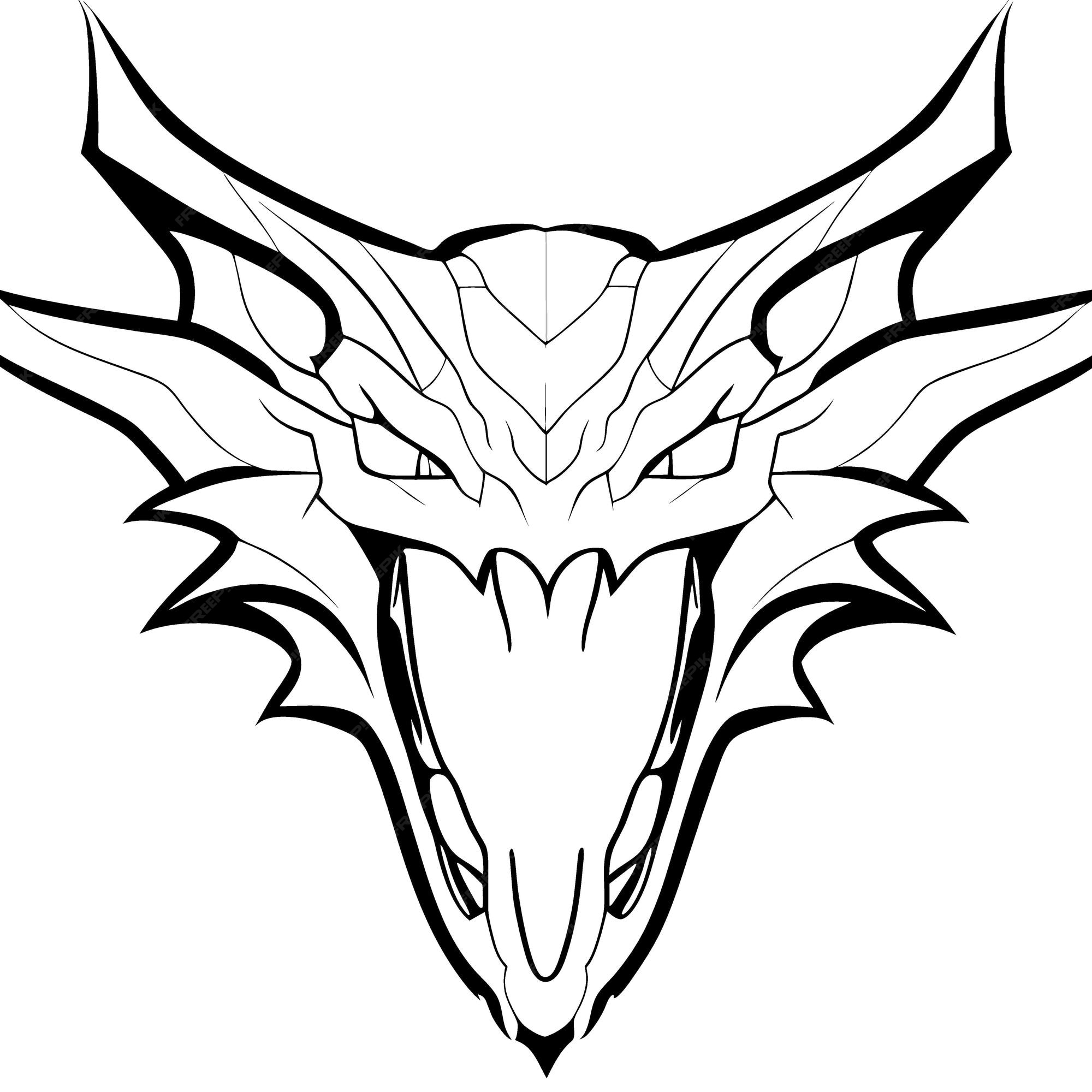 Skyrim Dragon Front View
