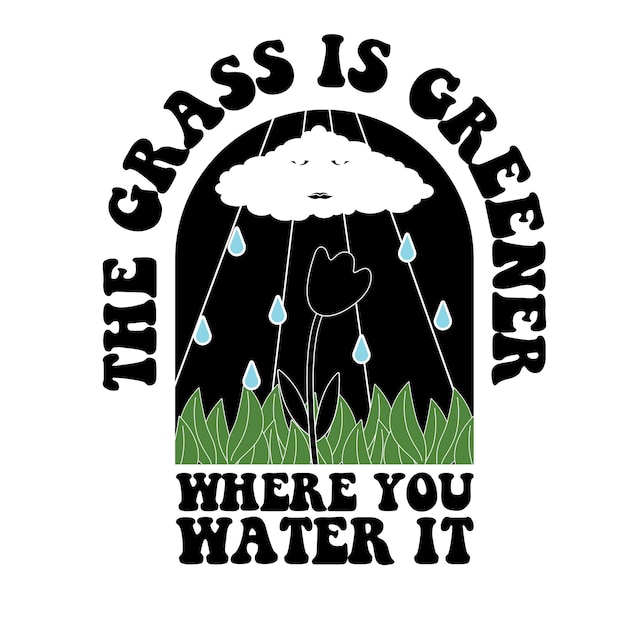 Premium Vector A Drawing Of A Grass Area With A Sheep On It And The Words Grass On It