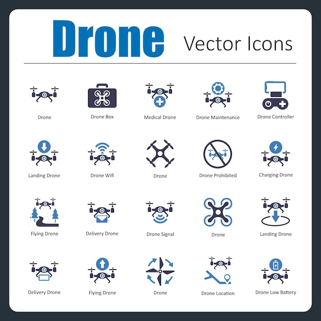 Premium Vector | Drone Premium Vector | Drone