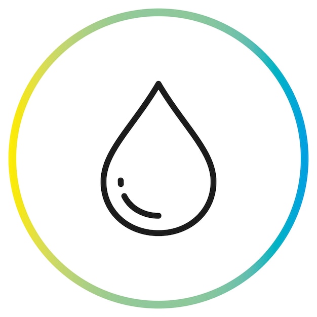 Premium Vector | Drop icon vector Premium Vector | Drop icon vector