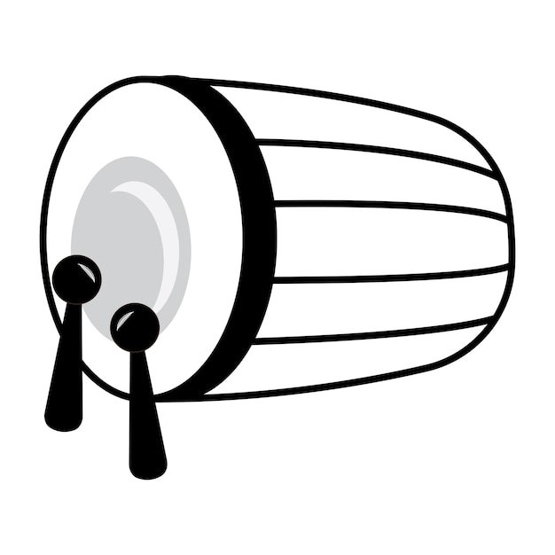 Premium Vector | Drum icon logo vector design template Premium Vector | Drum icon logo vector design template