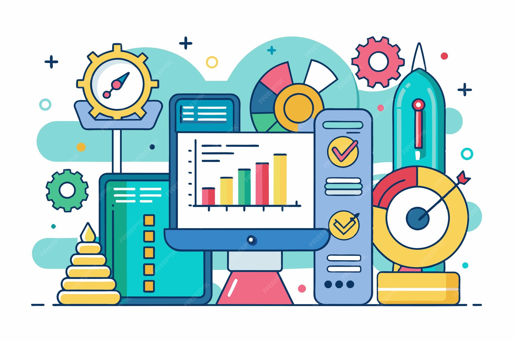 A Dynamic Digital Workspace Features Customizable Metrics With Graphs