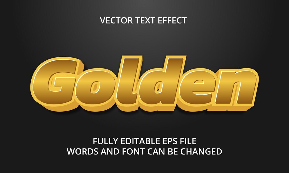 Premium Vector Editable 3d Text Effect Style Vector