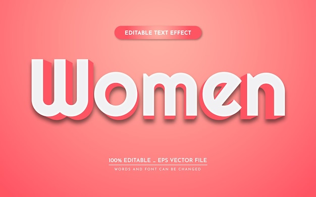 Premium Vector Editable Text Style Effect