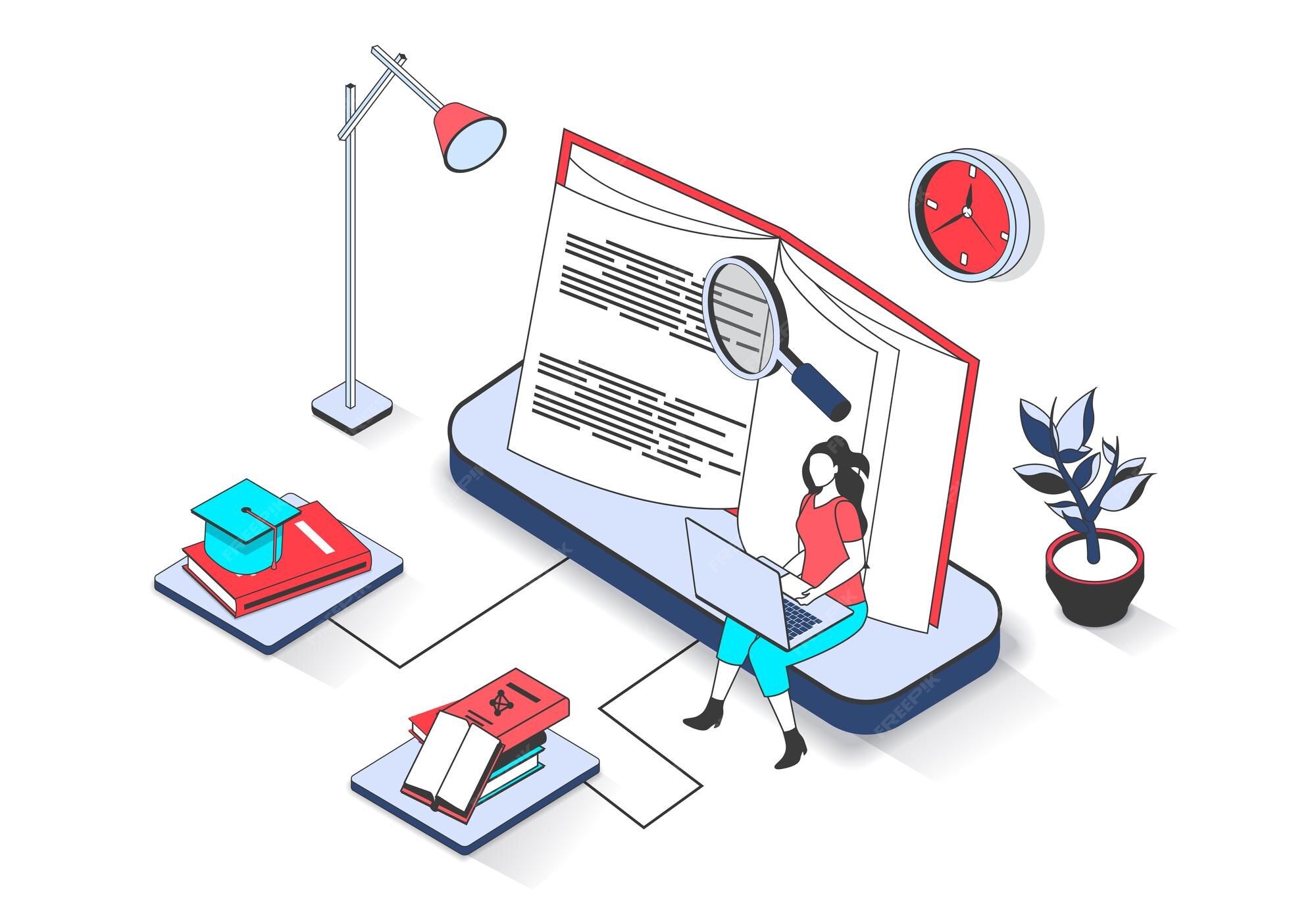 Premium Vector | Education mobile app interface screens template set ...