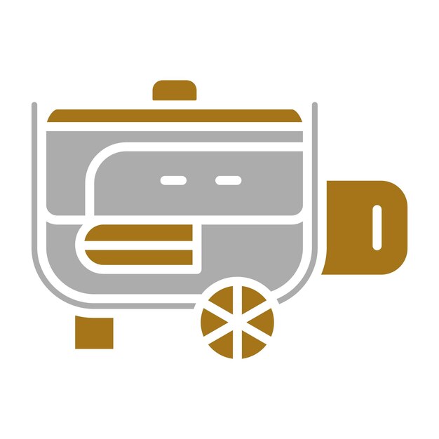 Premium Vector | Electric Generator Icon Style Premium Vector | Electric Generator Icon Style