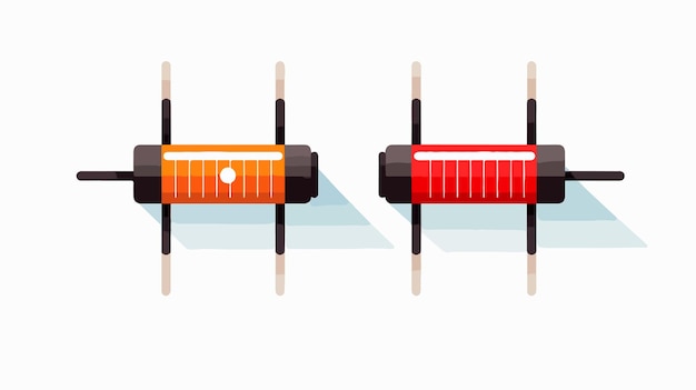 Premium Vector | Electronic Resistor Symbol Vector Illustration Premium Vector | Electronic Resistor Symbol Vector Illustration