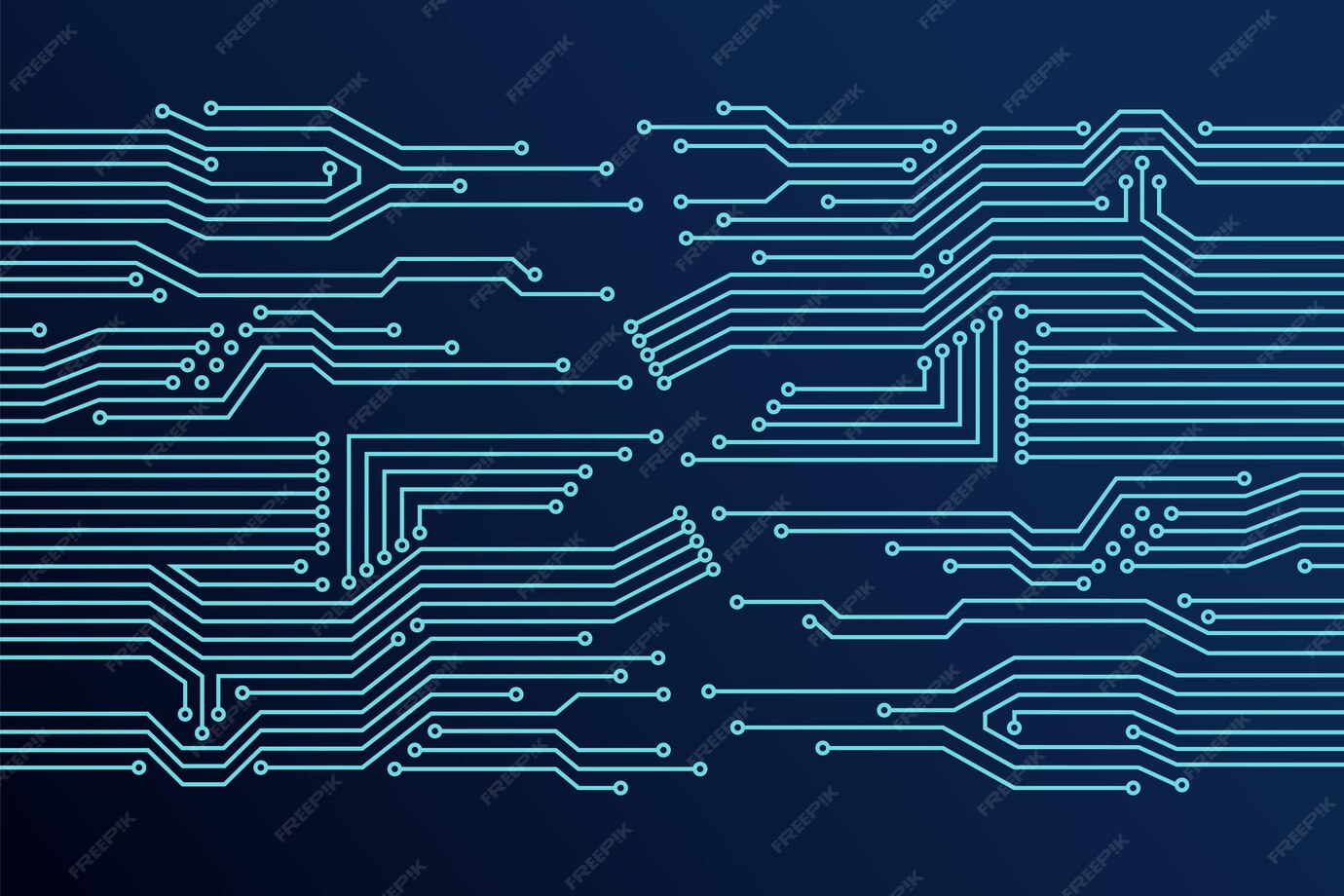 Premium Vector Electronics Board High Tech Digital Data Connection System Concept Circuit