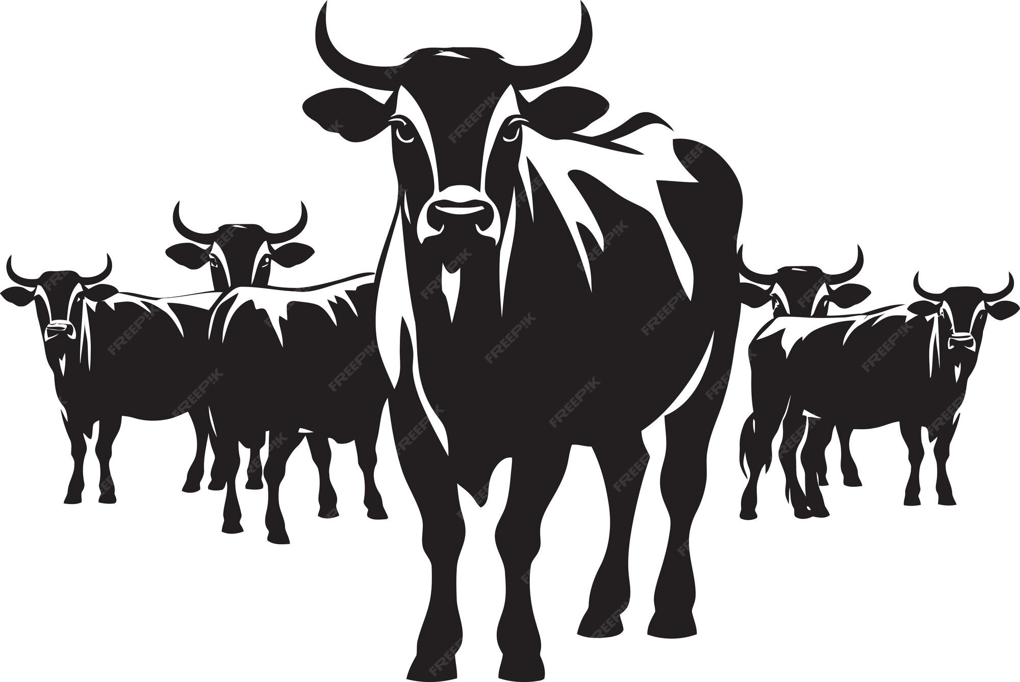 Elegant Cattle Vector Art for Rustic and Farmhouse Style Designs ... Elegant Cattle Vector Art for Rustic and Farmhouse Style Designs ...