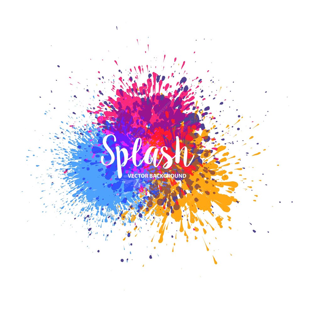 Premium Vector | Elegant colorful splash watercolor background Vector Premium Vector | Elegant colorful splash watercolor background Vector