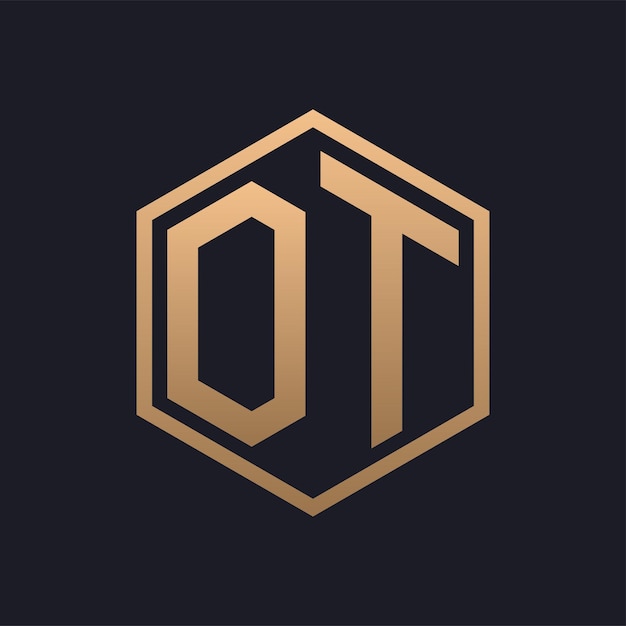 Premium Vector | Elegant Hexagon Letter OT Logo Design Initial ... Premium Vector | Elegant Hexagon Letter OT Logo Design Initial ...