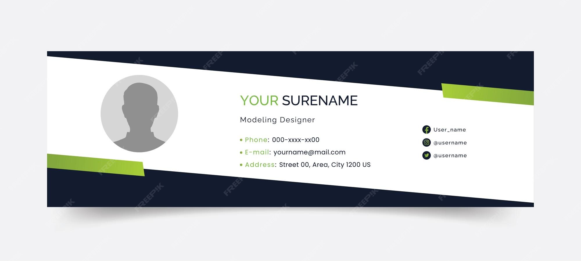 Premium Vector | Elevate your brand introducing a digital profile email ... Premium Vector | Elevate your brand introducing a digital profile email ...