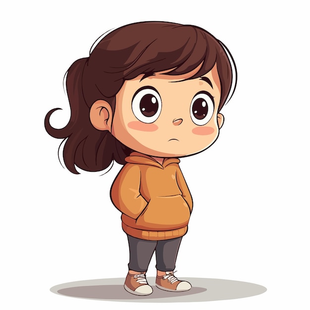 Embarrassed Girl Vector Cartoon Illustration | Premium AI-generated vector Embarrassed Girl Vector Cartoon Illustration | Premium AI-generated vector