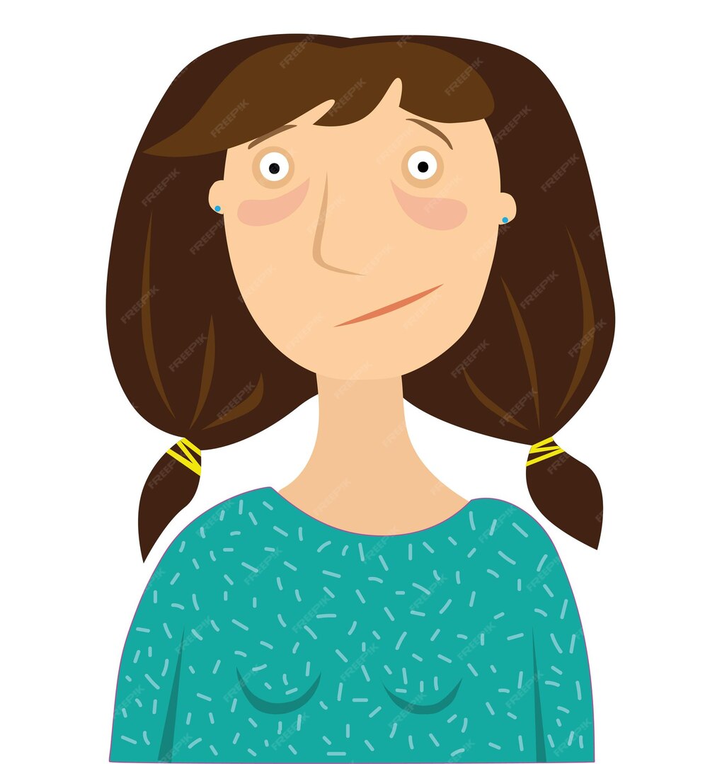 Premium Vector | Embarrassed woman on a white background Premium Vector | Embarrassed woman on a white background