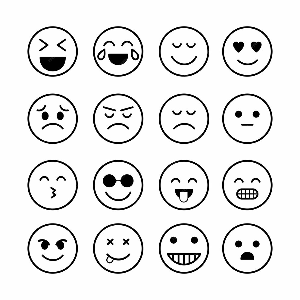 Premium Vector | Emoji set icon vector Premium Vector | Emoji set icon vector