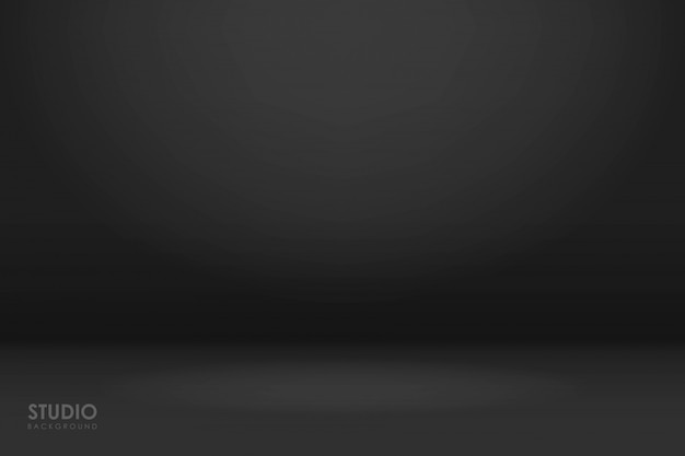 Premium Vector | Empty black studio room Premium Vector | Empty black studio room