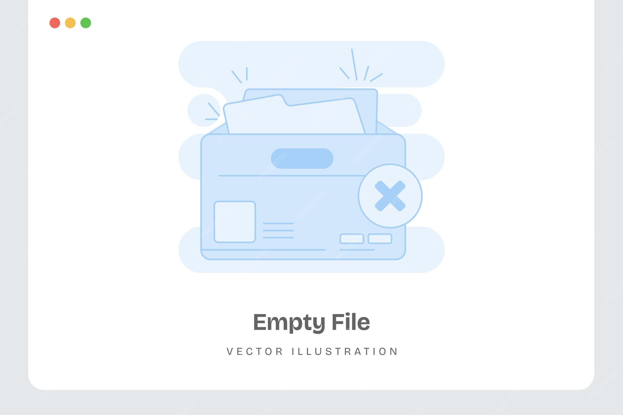 Premium Vector | Empty File Premium Vector | Empty File