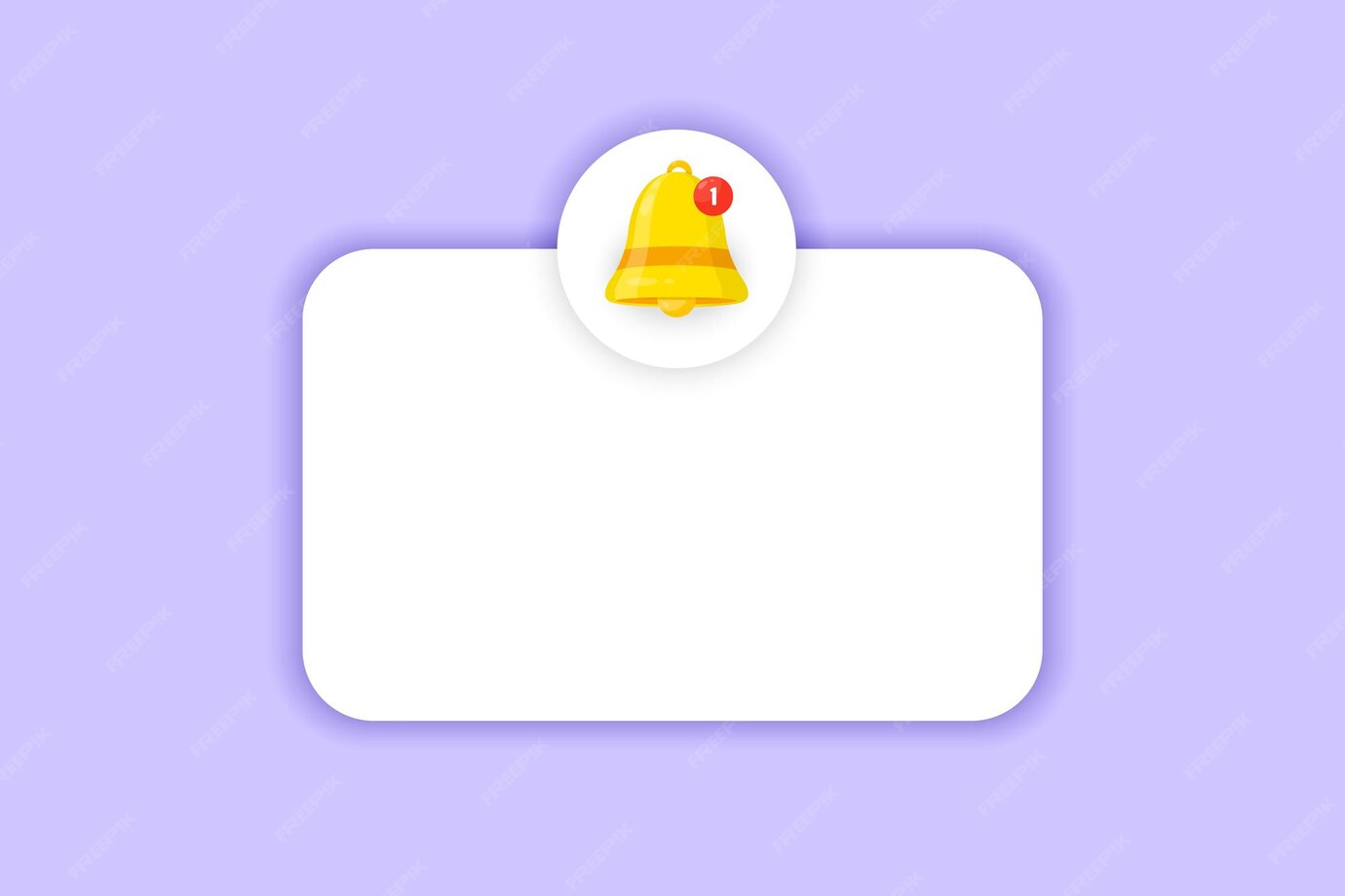 Premium Vector | Empty reminder popup notice phone alert message ...