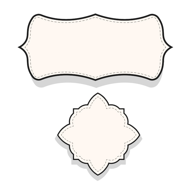 Premium Vector | Empty vintage labels Premium Vector | Empty vintage labels