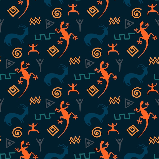 Premium Vector | Ethnic seamless pattern Premium Vector | Ethnic seamless pattern