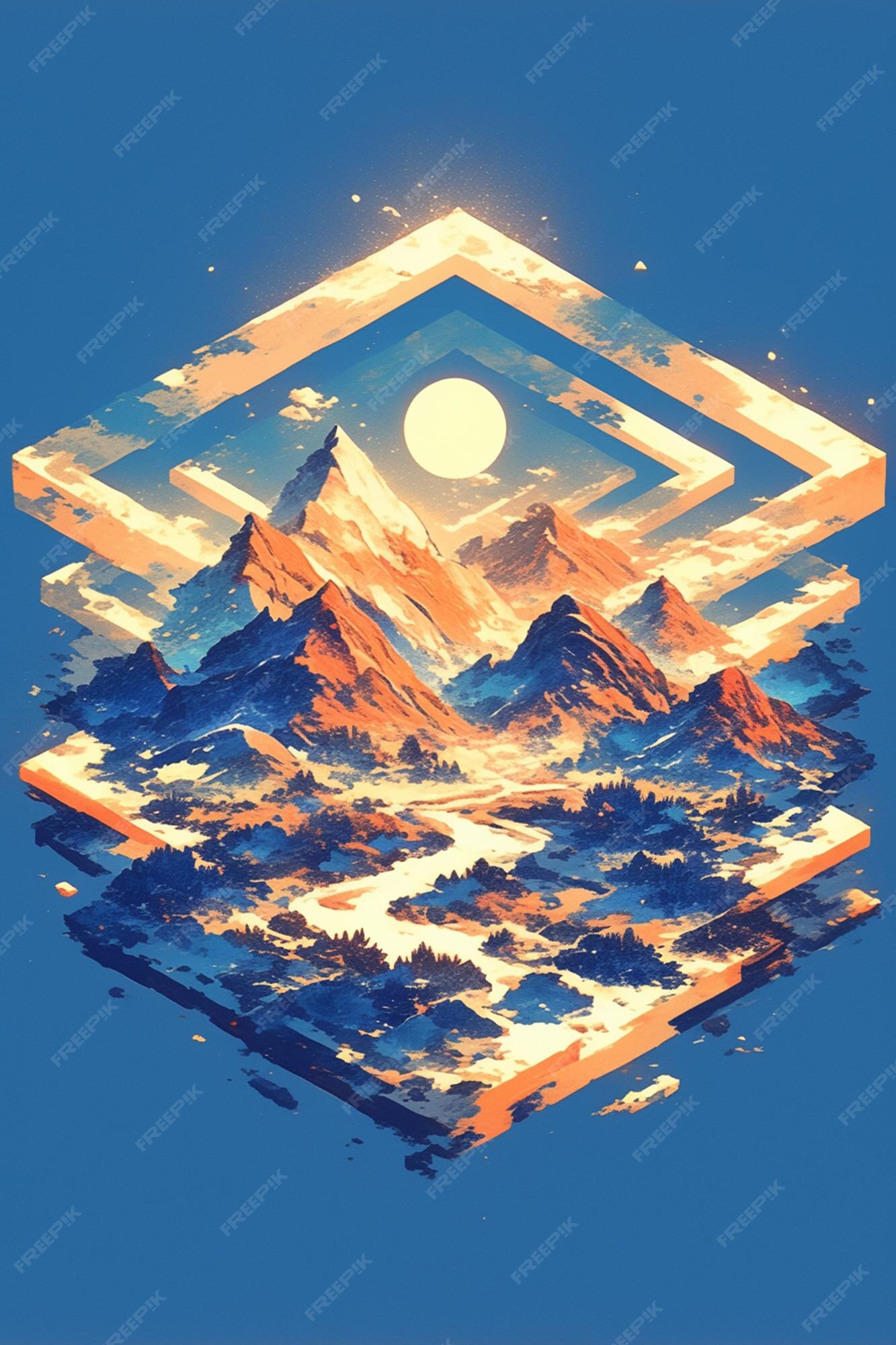 Exploring Patterns of Ladakh India | Premium AI-generated vector Exploring Patterns of Ladakh India | Premium AI-generated vector