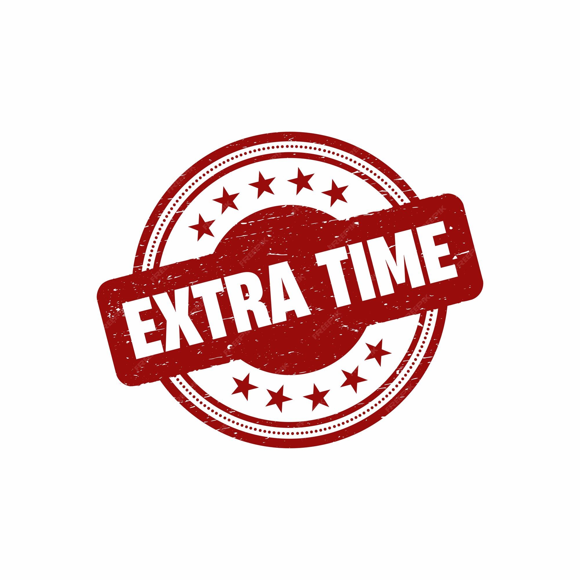 Premium Vector | Extra time grunge rubber stamp vector illustration. Premium Vector | Extra time grunge rubber stamp vector illustration.