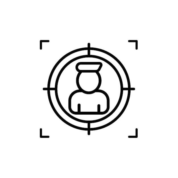 Premium Vector | Face recognition vector icon Verification Premium Vector | Face recognition vector icon Verification