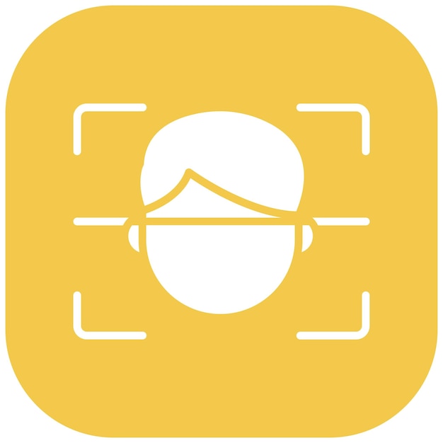 Face Scan Vector Illustration Style | Premium AI-generated vector Face Scan Vector Illustration Style | Premium AI-generated vector