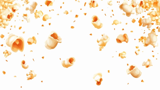 Falling Popcorn Border Cartoon Pattern | Premium AI-generated vector Falling Popcorn Border Cartoon Pattern | Premium AI-generated vector