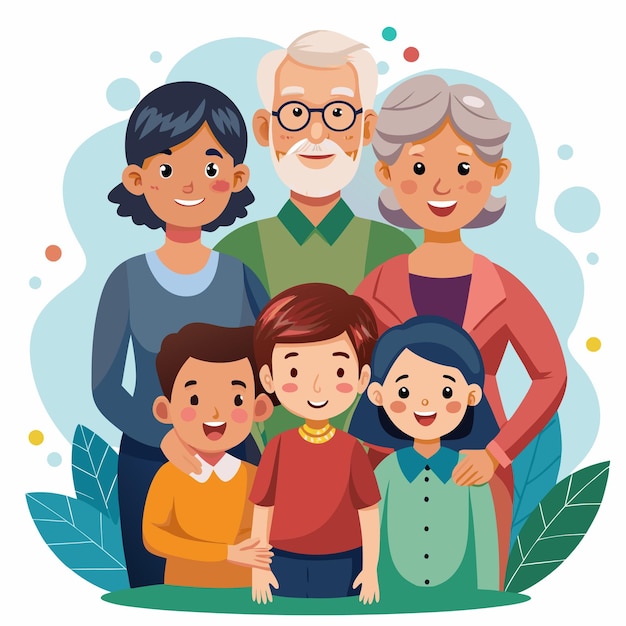 Families Colorful Vector Design | Premium AI-generated vector Families Colorful Vector Design | Premium AI-generated vector