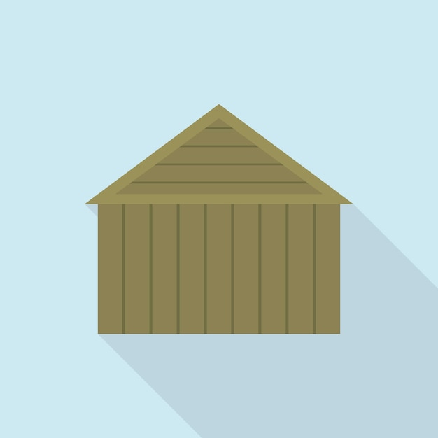 Premium Vector | Farm wood warehouse icon flat illustration of farm ... Premium Vector | Farm wood warehouse icon flat illustration of farm ...