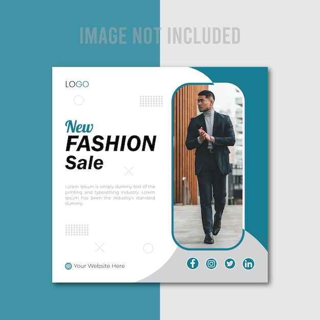 Premium Vector Fashion Social Media Post Design