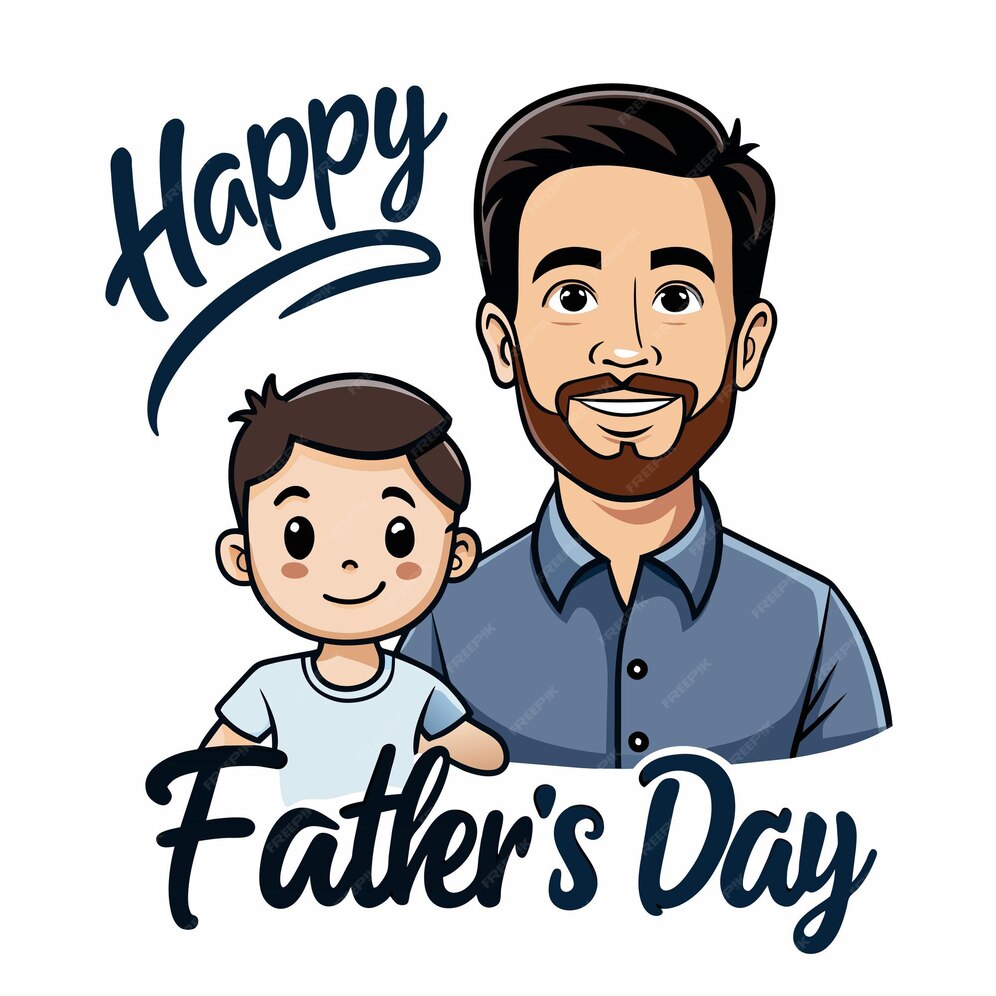 Premium Vector Fathers Day Vector Illustration